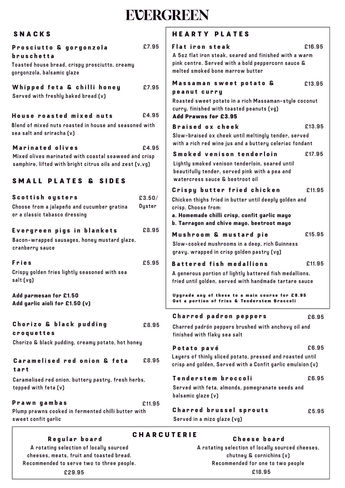 Evergreen Restaurant – Evergreen Bar & Kitchen